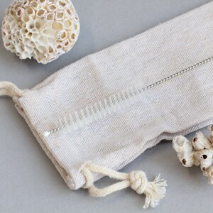 Black & White Paint Splatter Straw / Straw Set With Pouch and Cleaner ...
