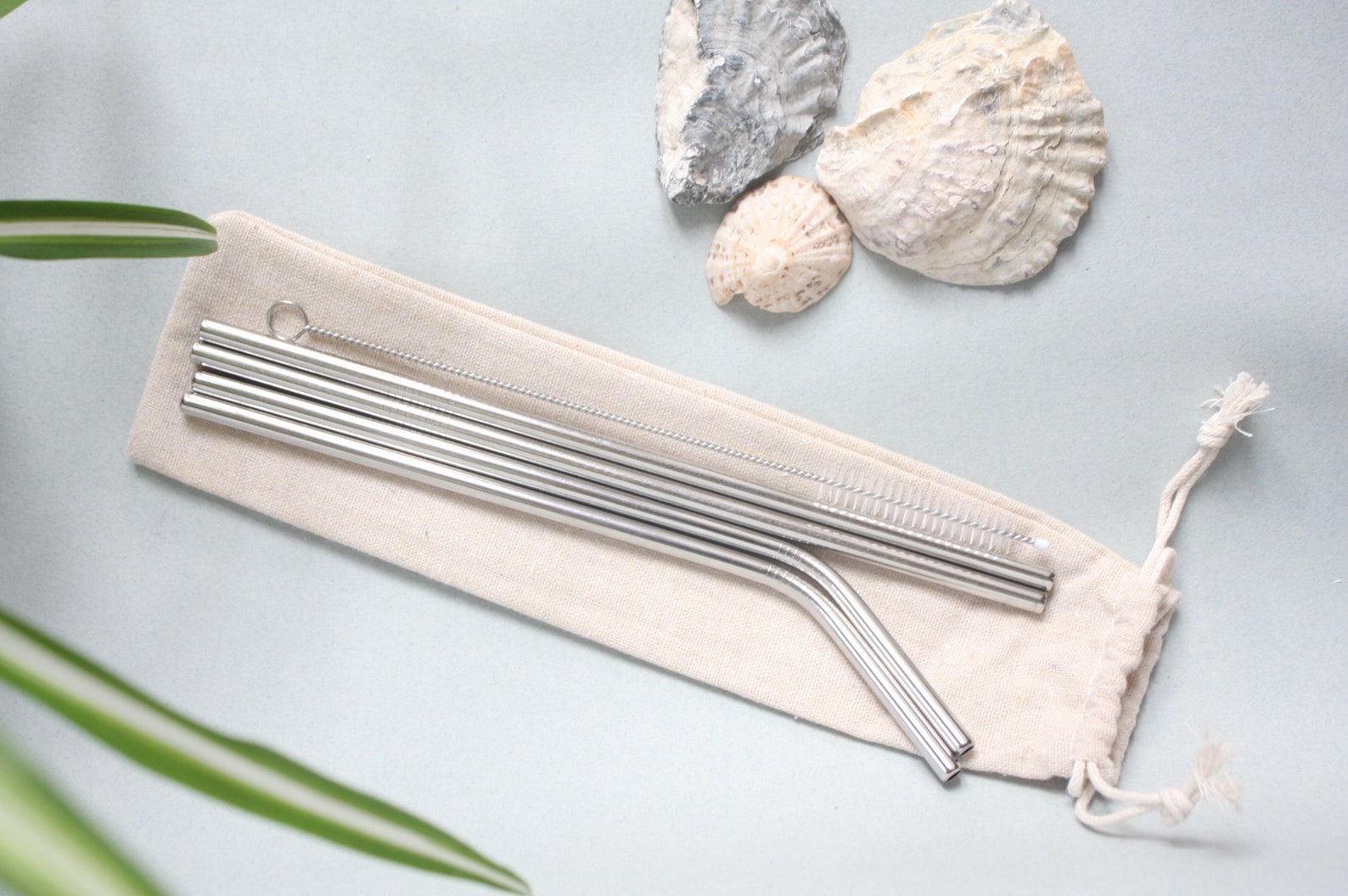 Set of 4 Eco Reusable Stainless Steel Mixed Straws and Straw | Etsy