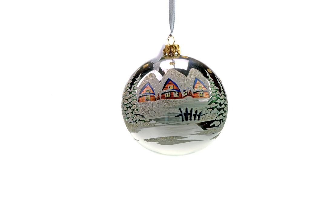 Victoria Bella 4 BO10-CMN-6 Hand-made Glass Christmas Ornaments in a Wooden Box, Set of 6 - Etsy