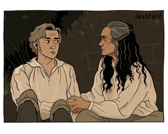 Stede & Ed Our Flag Means Death Print - Etsy UK