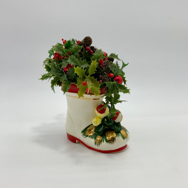 Santa Boot Vase - Etsy