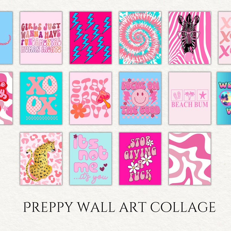 Preppy Posters - Etsy