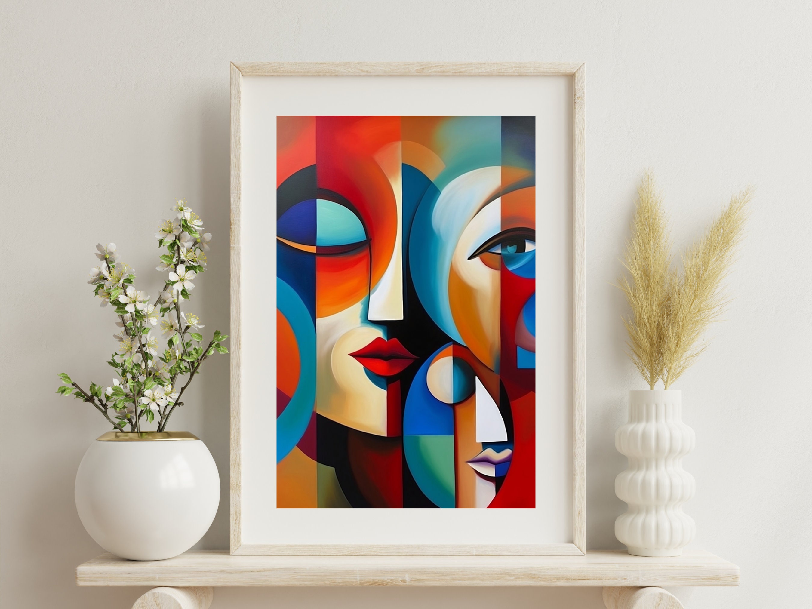 Abstract Faces Painting Abstract Art Figurative Abstract - Etsy