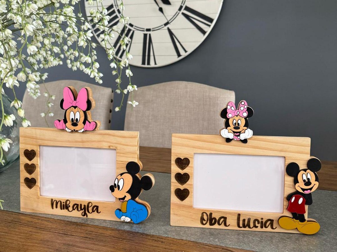 Mickey and Minnie Photo Frames - Baby Mickey and Baby Minnie Picture ...