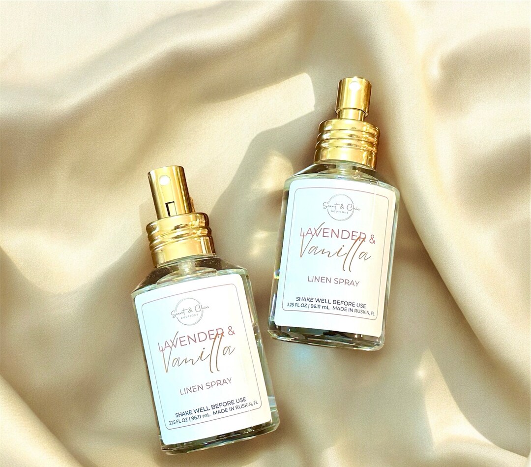 Lavender & Vanilla Scented Linen Spray | Fabric Freshener ...
