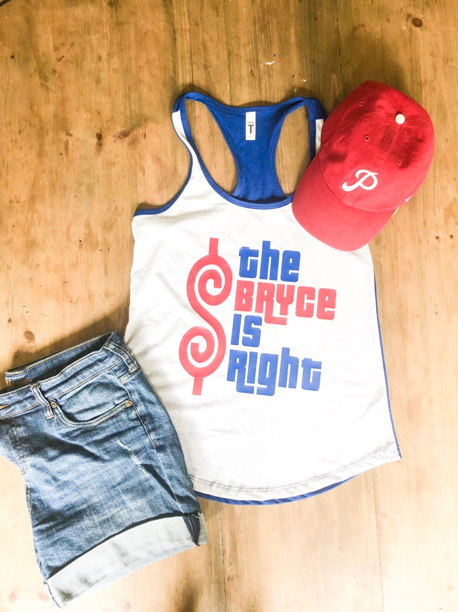 The Bryce is Right Bryce Harper Phillies Tank - Etsy