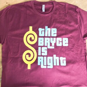 The Bryce is Right Bryce Harper Philadelphia Phillies Tee Shirt - Etsy