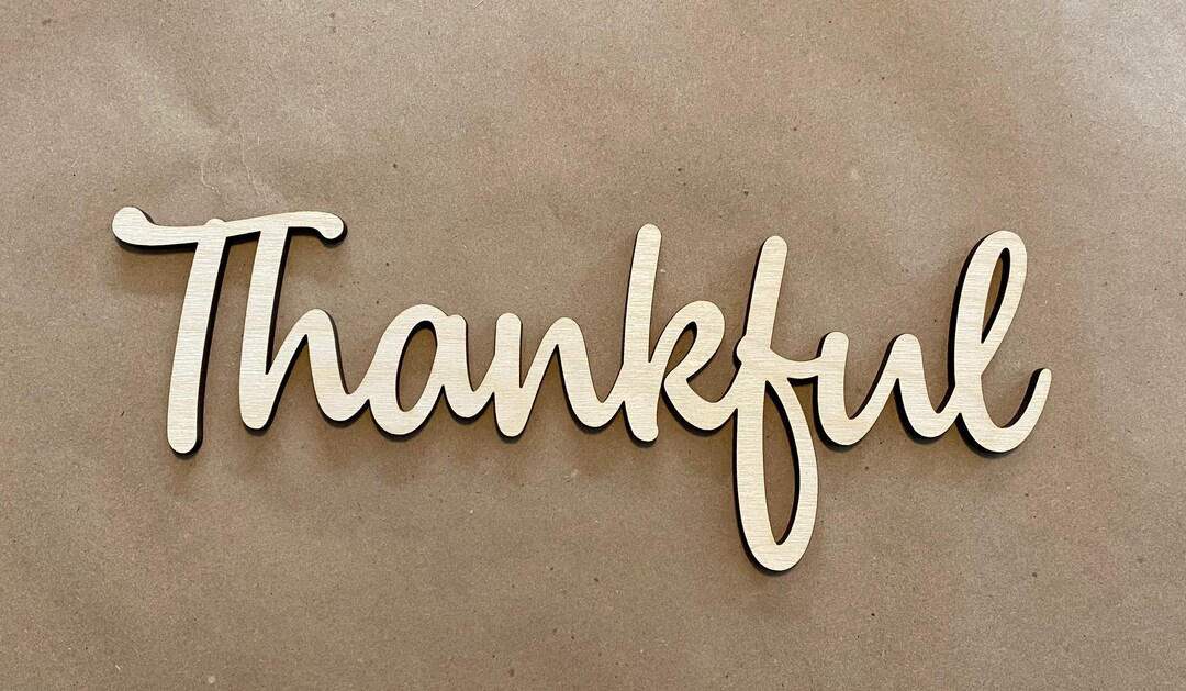 Thankful Wood Cutout-wreath Making-1 - Etsy