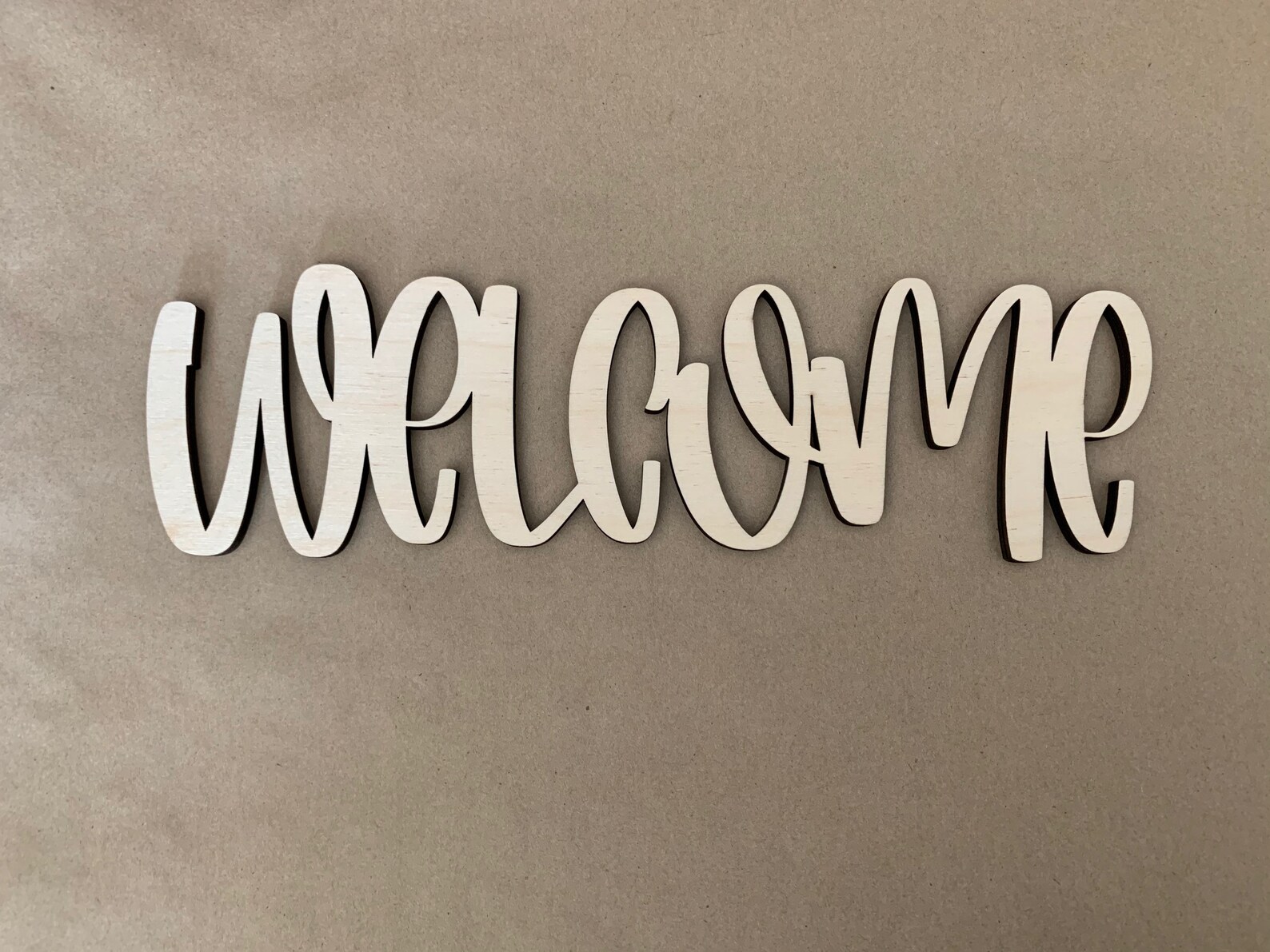 Welcome Wood Cutout-wreath Making-15 - Etsy