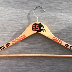Personalized Sport Hangers, Custom Hangers, Basketball, Football ...