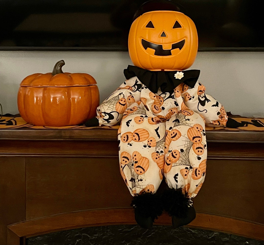 Halloween Pumpkin Man Jack-o-lantern Man Halloween Doll - Etsy