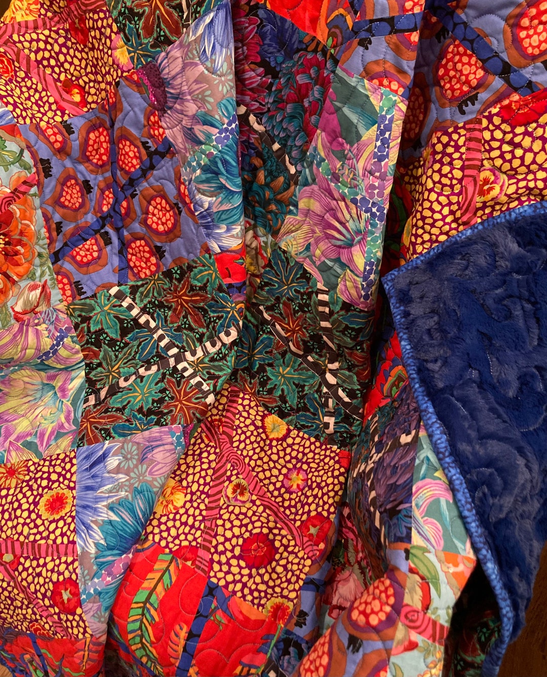 Quilt, Kaffe Fabrics, 71” X 64” - Etsy