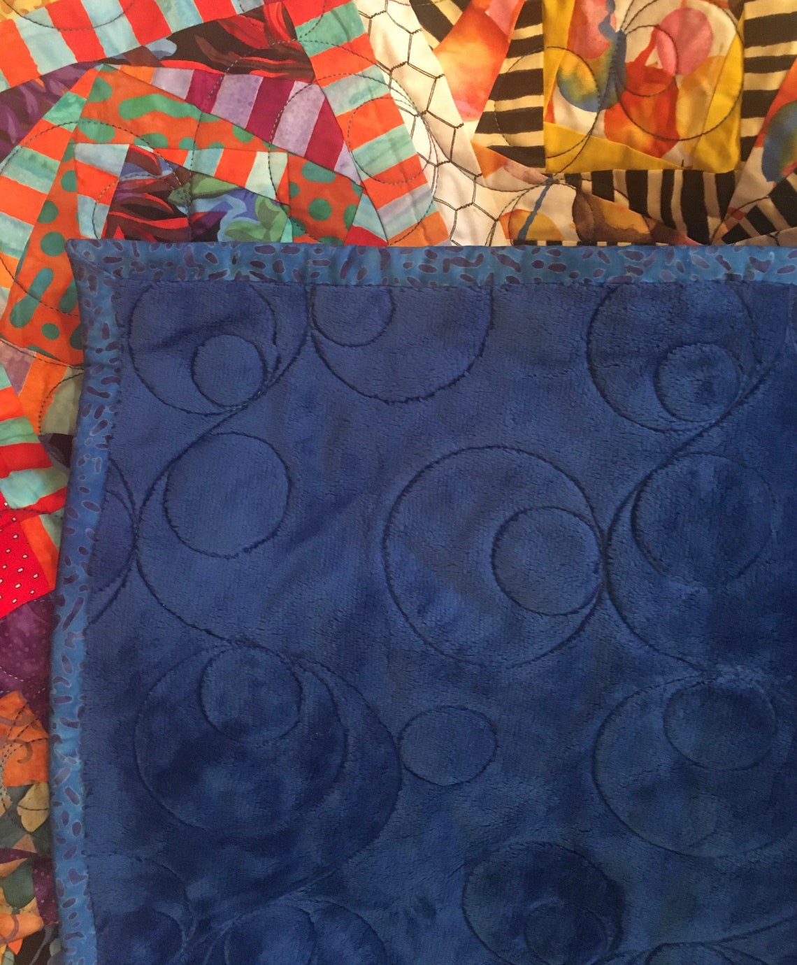 Unique Quilt, Handcrafted, 75” X 51” - Etsy