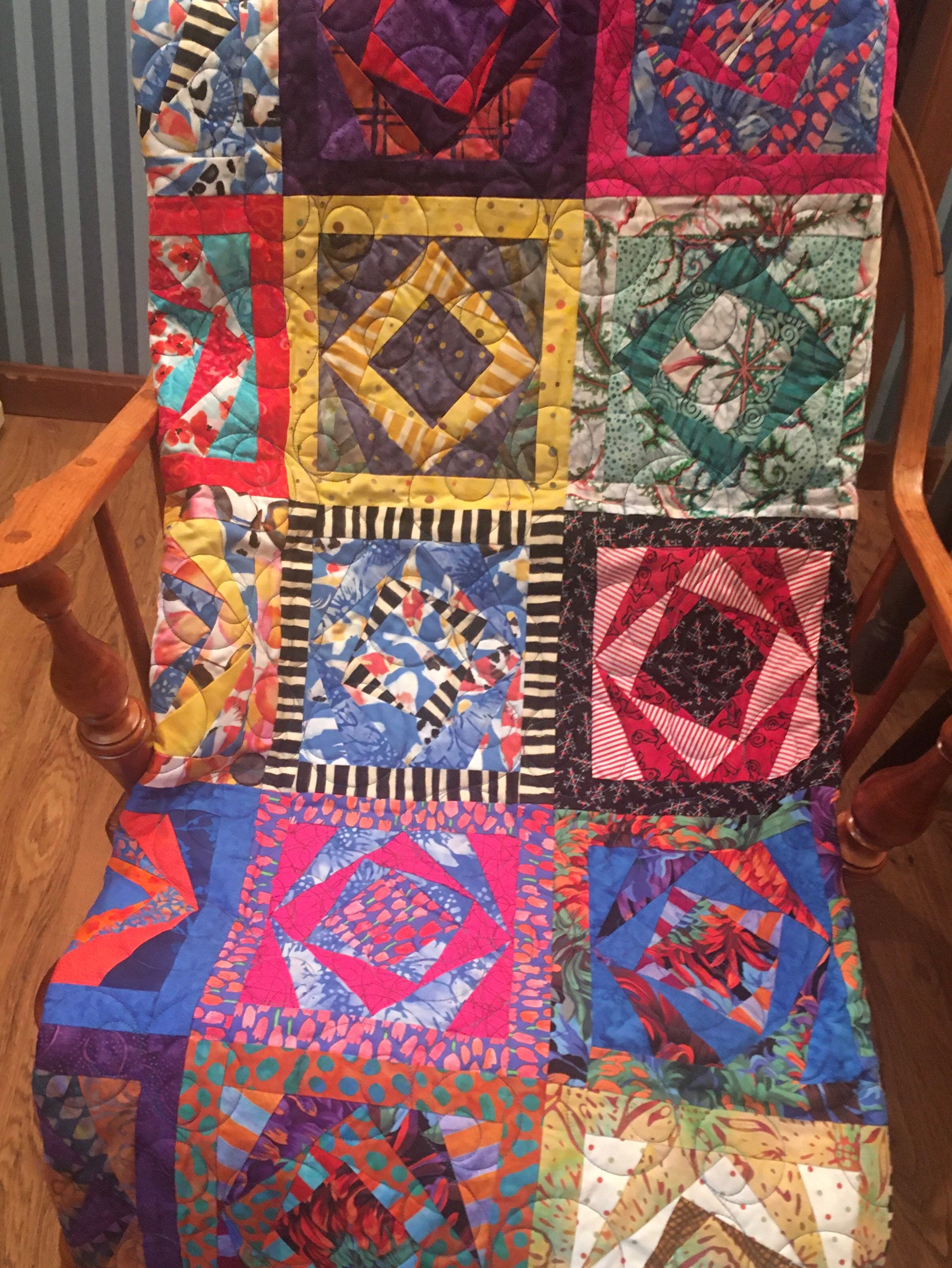 Unique Quilt, Handcrafted, 75” X 51” - Etsy