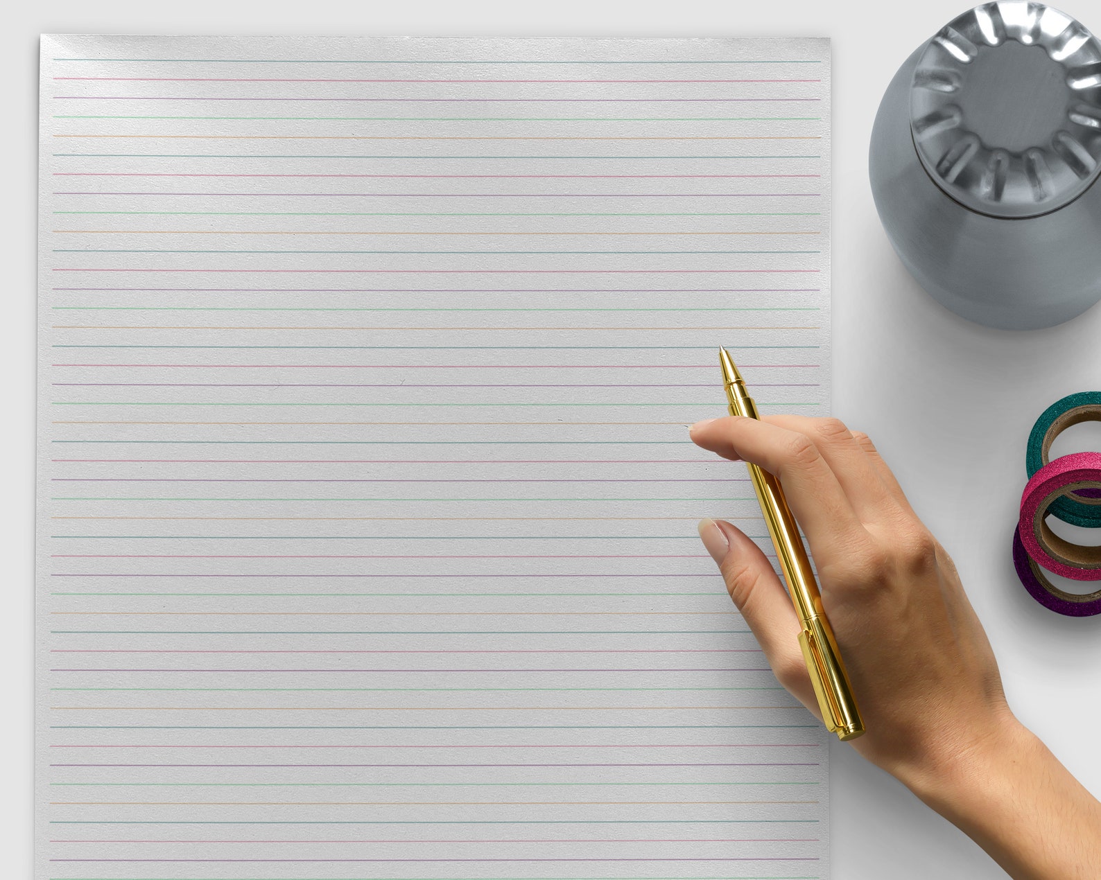 Printable Bullet Journal Paper Printable Lined Paper | Etsy