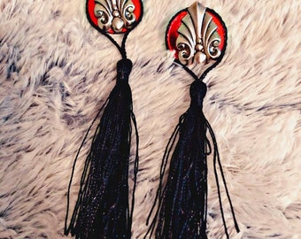 Moulin Rouge Earrings - Etsy