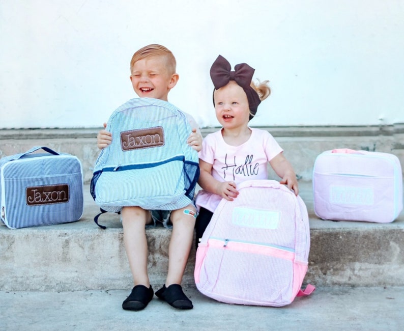 Personalized Backpack Kids Backpack Lunch Bag Matching - Etsy