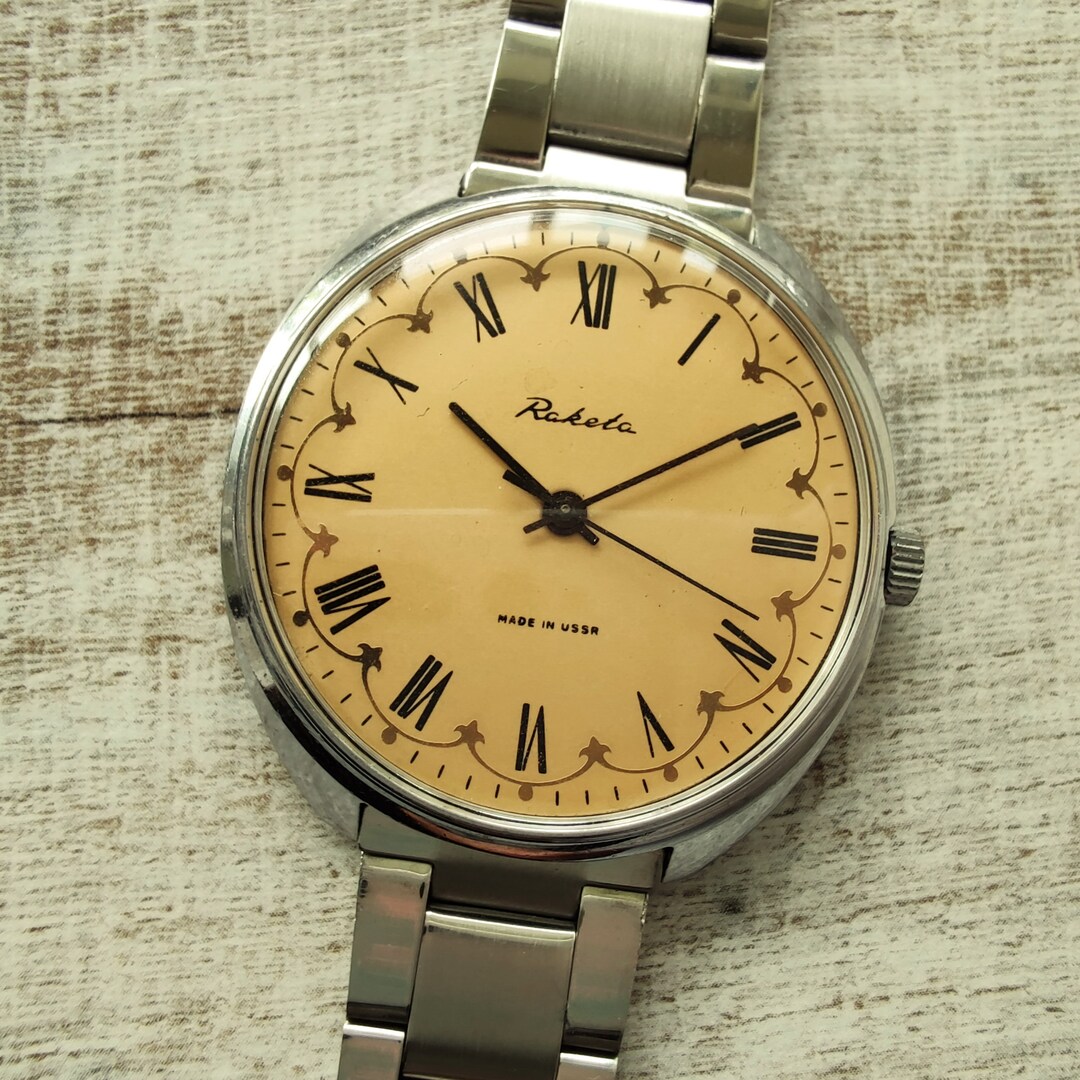 Raketa 19 Jewels USSR Wristwatch Cal. 2609.HA Soviet Union Watch Ракета ...