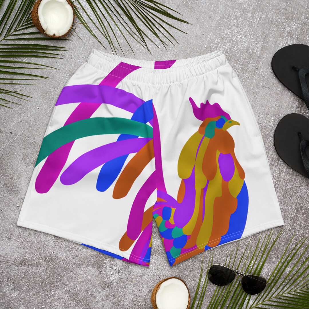 ROOSTER Swimsuit / Swim Shorts / Gifts for Him / Board Shorts - Etsy