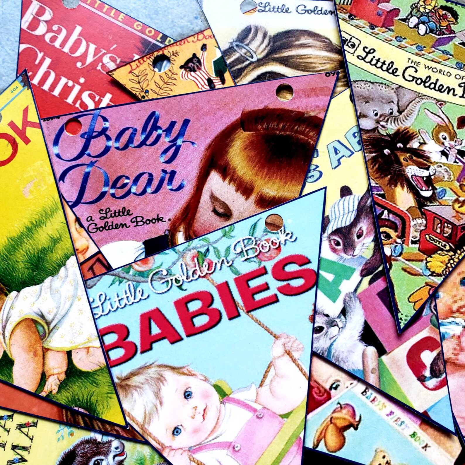 Little Golden Book Baby Shower Banner (digital Download) - Etsy