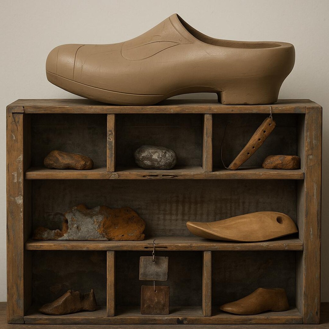 Vintage Wooden Clog Maker’s Shoe Last (13.5”) — Oversize Sabot Form ...