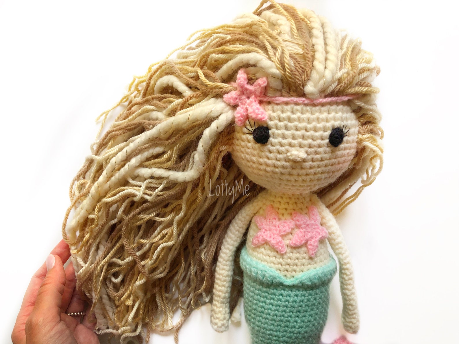 Amigurumi Doll PATTERN / Crochet Mermaid Doll Pattern / | Etsy