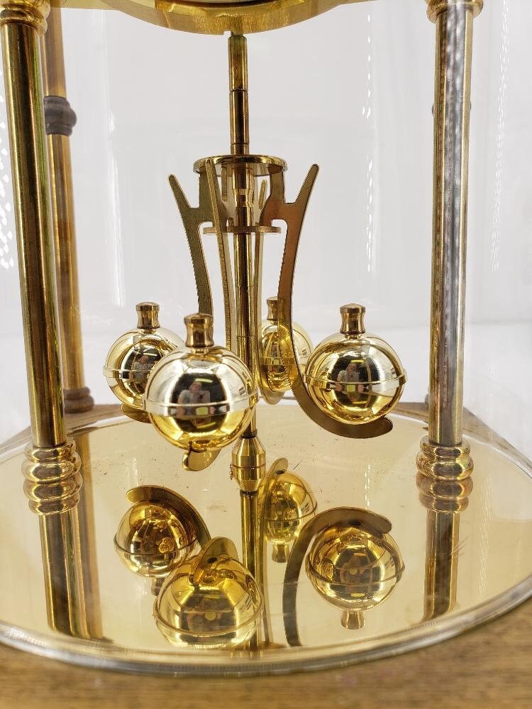 Benchmark Quartz Domed Pendulum Latón Mantel Clock West | Etsy