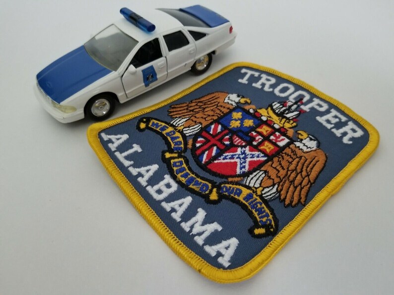 Roadchamps 1:43 Diecast Police Cruiser and Agency Patch alabama State ...