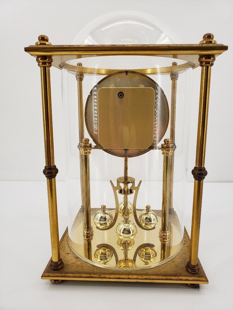 Benchmark Quartz Domed Pendulum Latón Mantel Clock West | Etsy