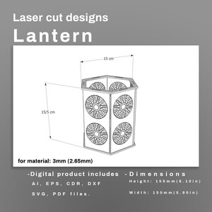 Lantern Laser Cut File - Etsy