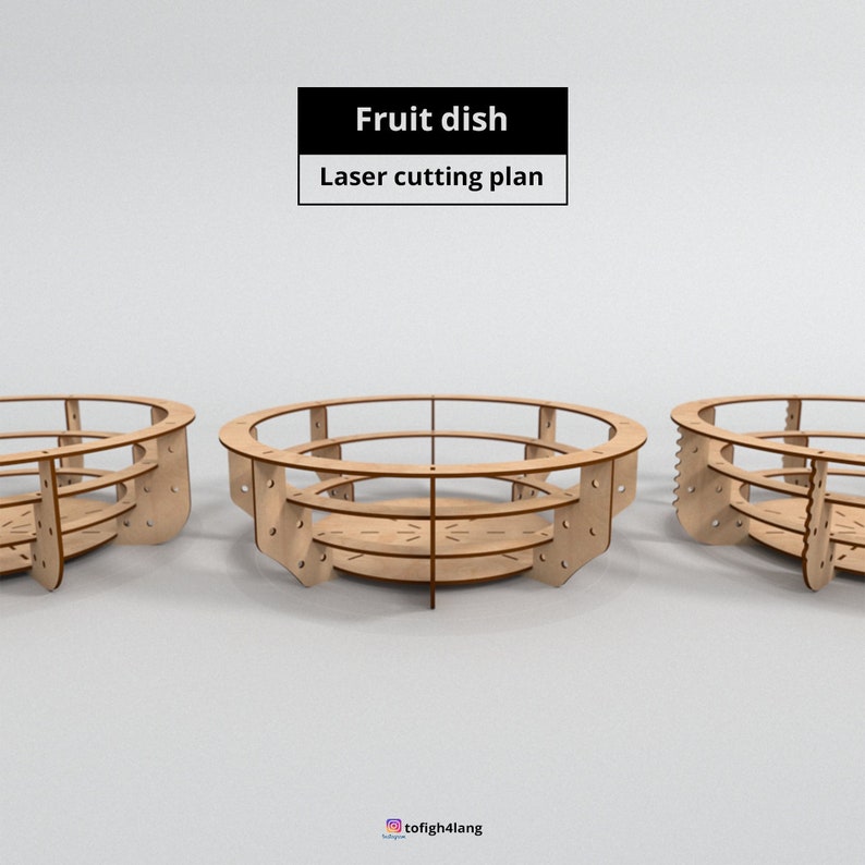 Fruit Dish Laser Cut File - Etsy