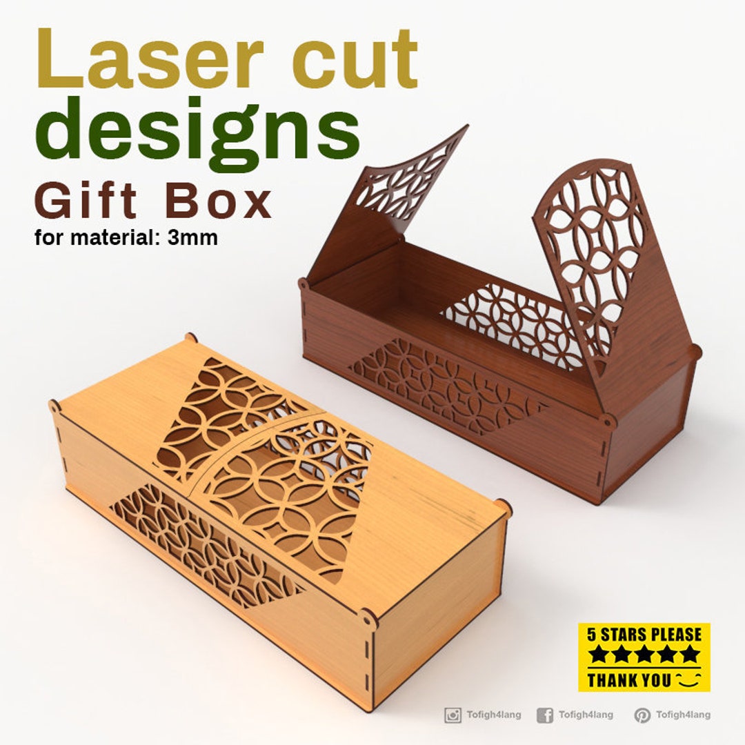 Box Laser Cutting File - Etsy Canada