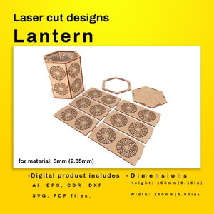 Lantern Laser Cut File - Etsy