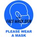 Face Mask Sign Printable, SVG Downloadable A4 Face Mask Sign. Face ...