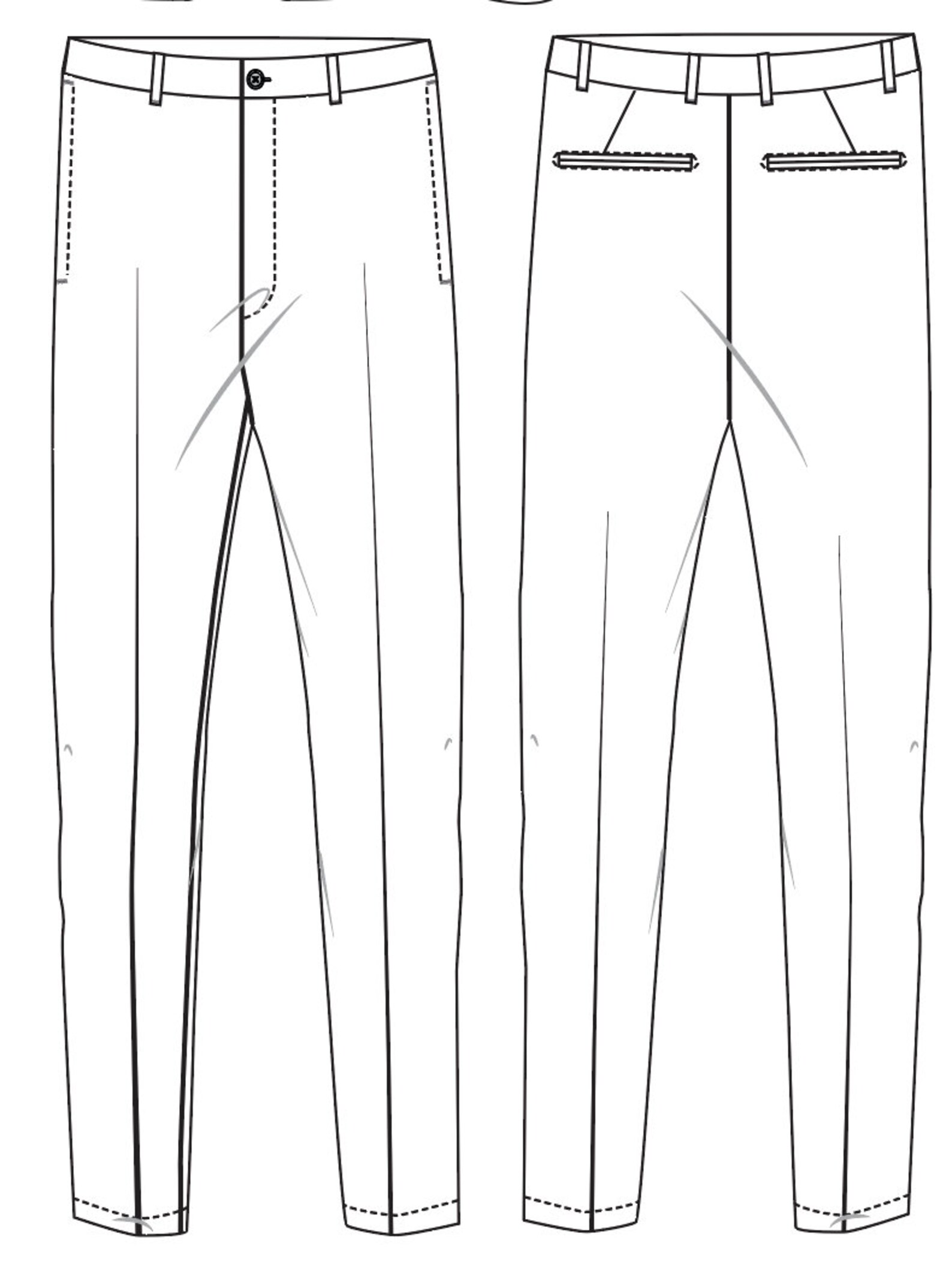 Package Formal Collection, Fashion Vector Sketch, SVG Vector CAD ...