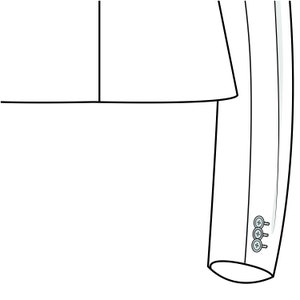 Womens Cropped Blazer, Vector Flat Sketch for Adobe Illustrator, Womens ...