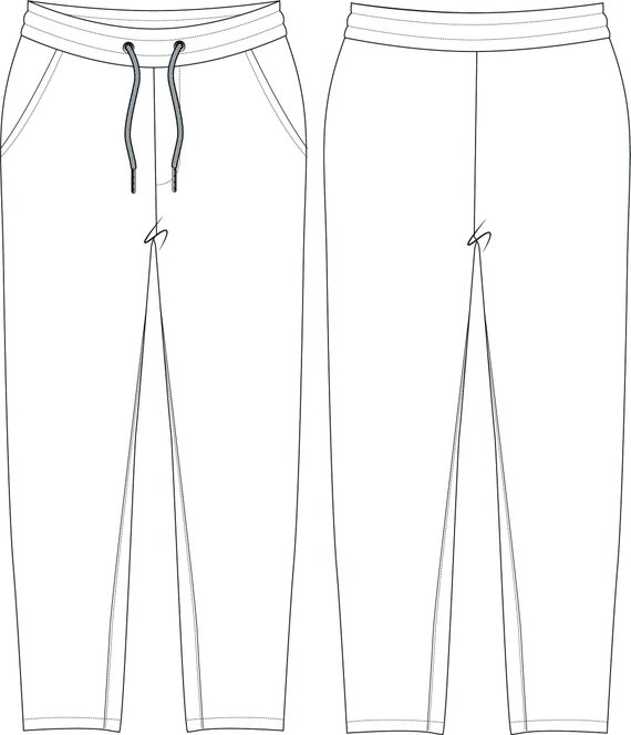 Sweatpants Outline