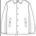 Vector Mens Coach Jacket, SVG, Flat Sketch, for Adobe Illustrator - Etsy