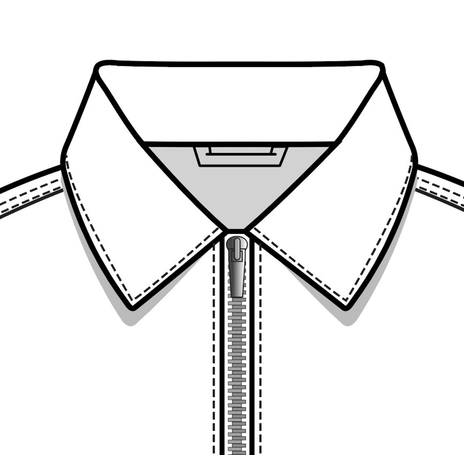 Vector Mens Harrington / Coach Jacket, SVG, Flat Sketch, Digital ...