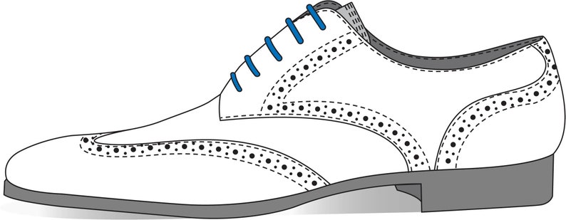 Formal Footwear Pack, SVG Vector Formal Shoe Pack, Flat Sketch, for ...