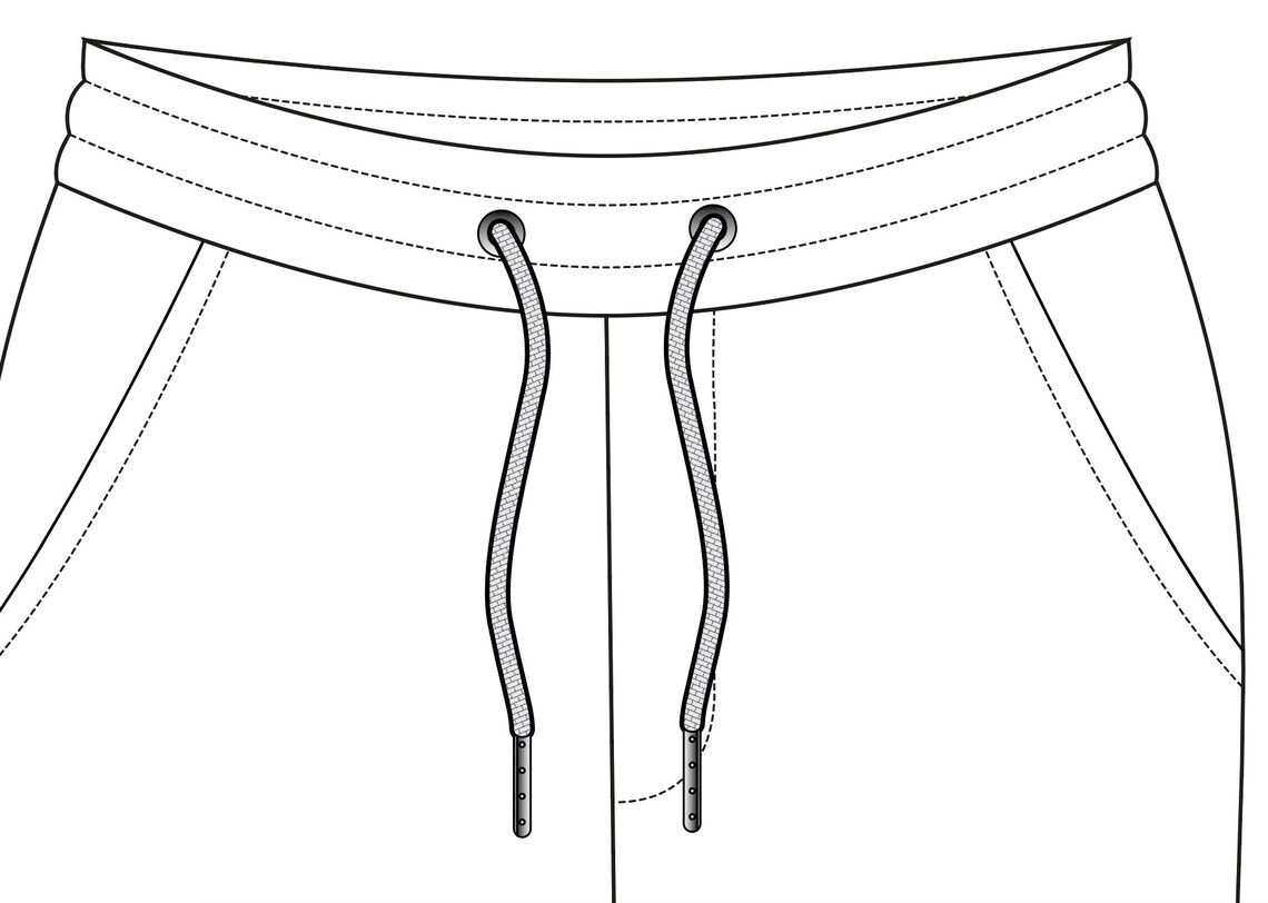 Package Hoodie and Sweatpants Collection, Fashion Vector Sketch, SVG ...