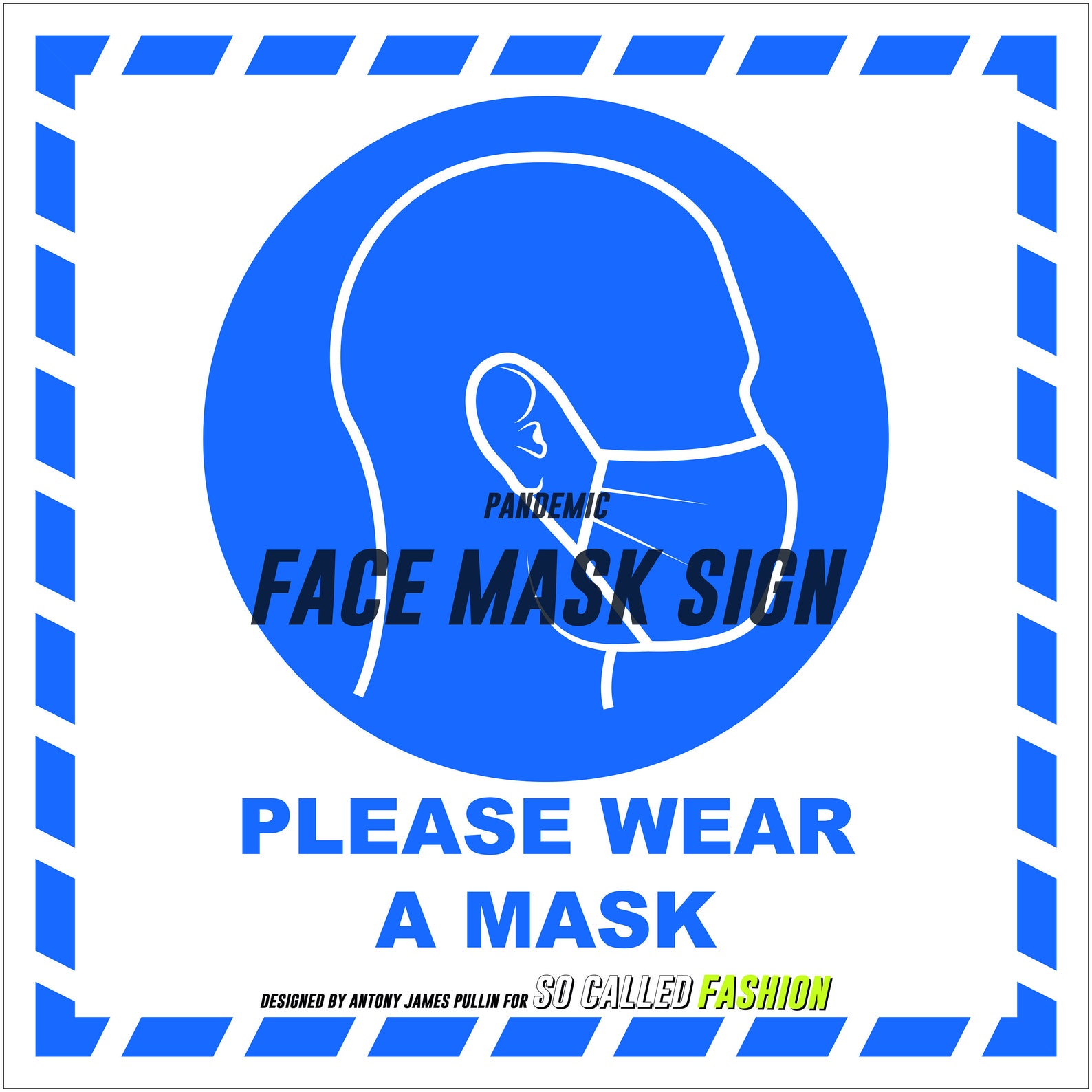 Face Mask Sign Printable, SVG Downloadable A4 Face Mask Sign. Face ...