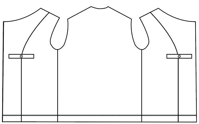 Vector Varsity Jacket, Flat Sketch, Digital Download for Use With Adobe ...