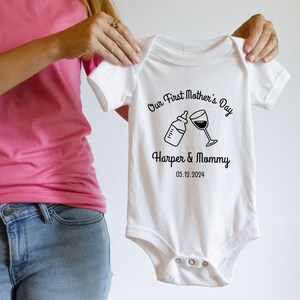 Our First Mothers Day Gift Mom and Baby Matching Set, New Mom Gift for ...
