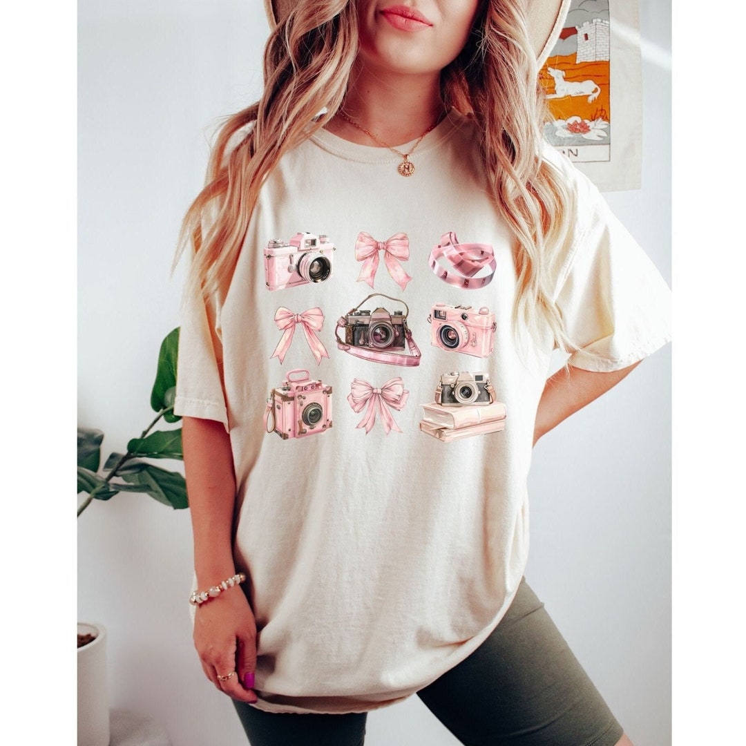 Comfort Colors Coquette Photography Shirt, Gift Camera Gifts for Her ...
