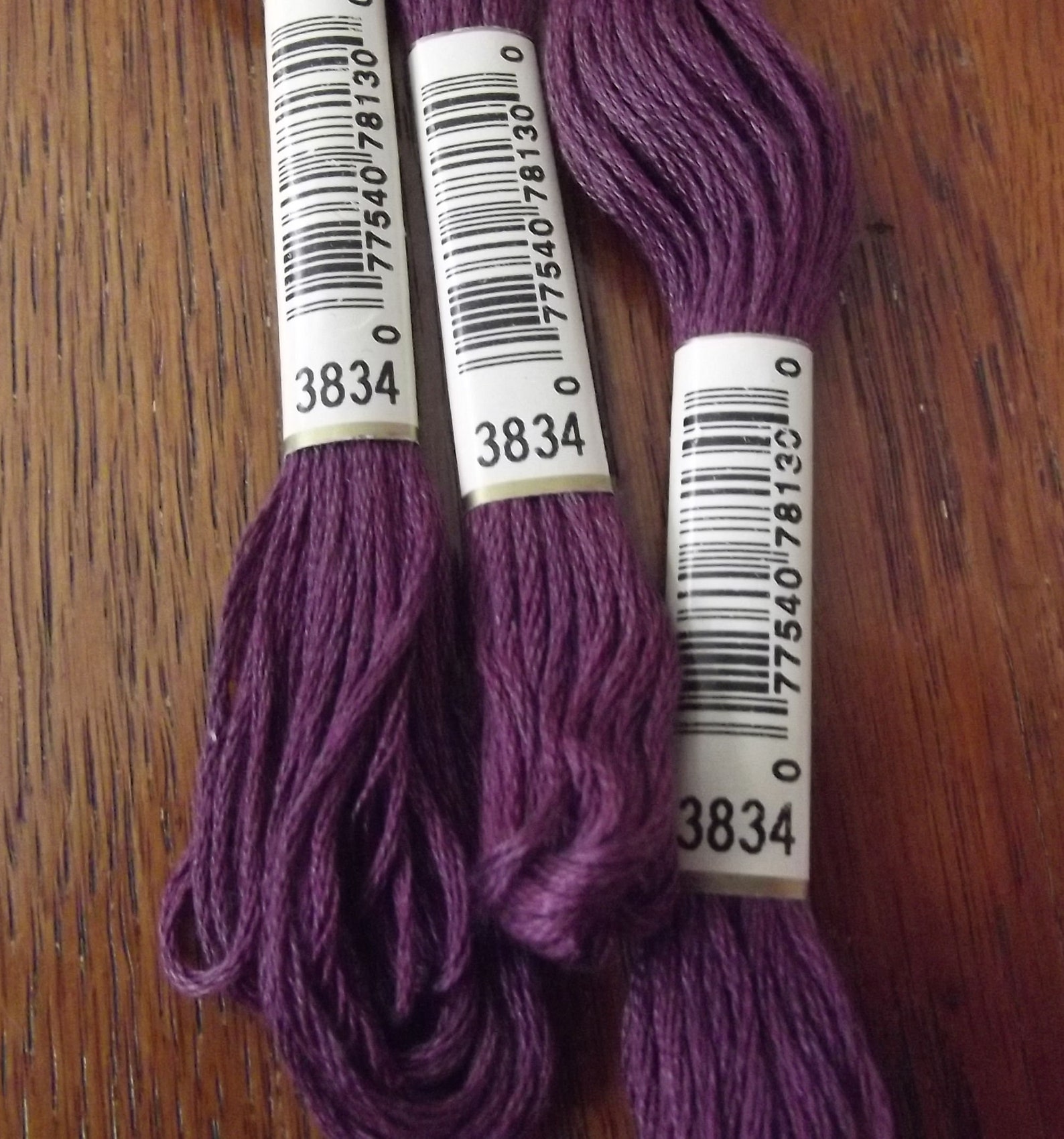 15 Skeins Purple DMC Embroidery Floss pre-owned Please view | Etsy