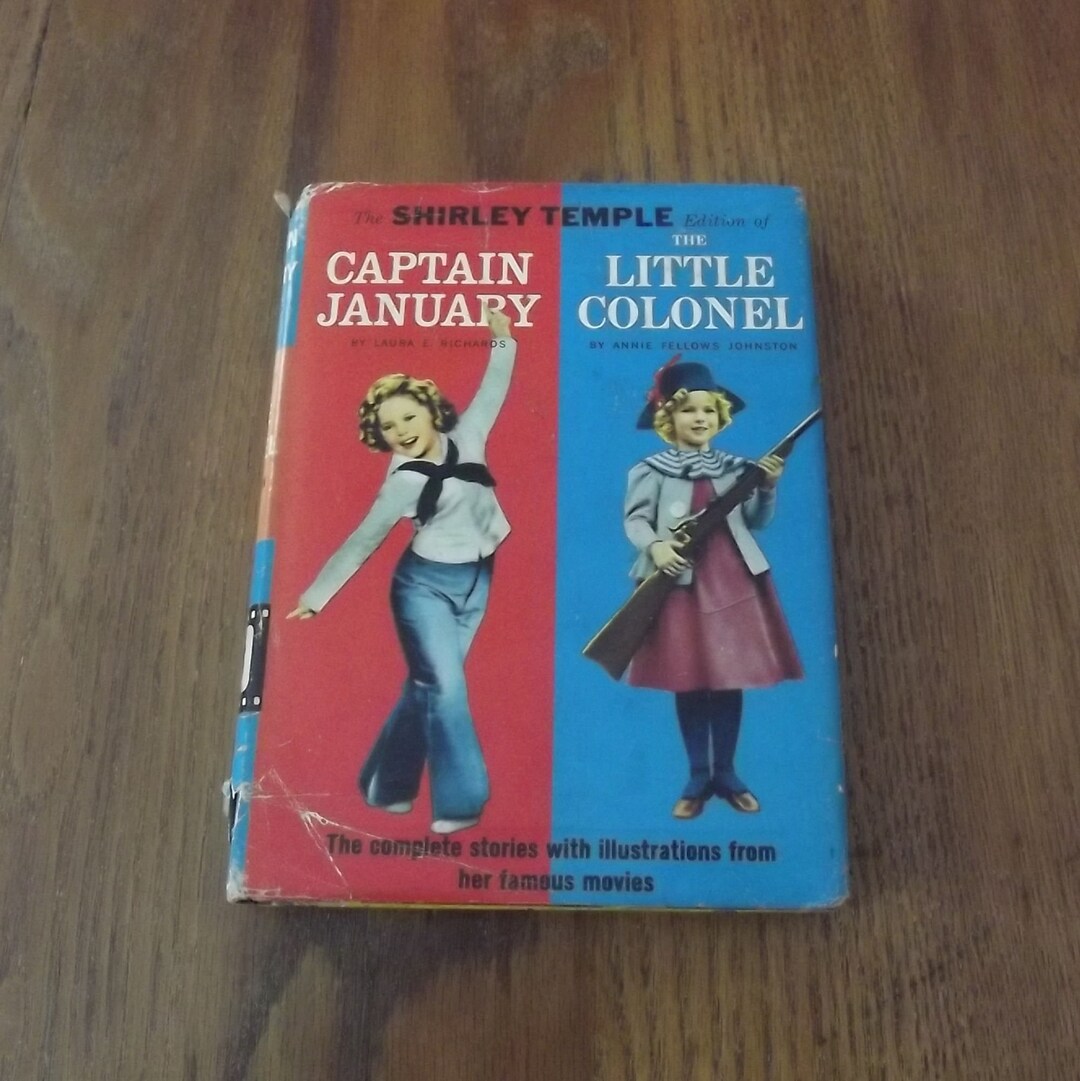 Shirley Temple, Captain January & Little Colonel, Book, Vintage 1959 - Etsy