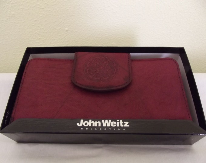 Vintage John Weitz Leather Billfold, New in Box -please View ...
