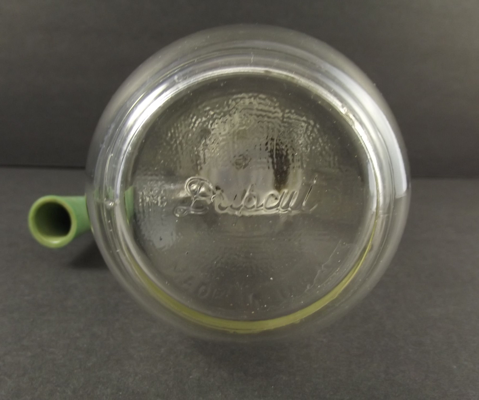 Dripcut Syrup Dispenser/Pitcher with Metal Lid and Green Metal | Etsy