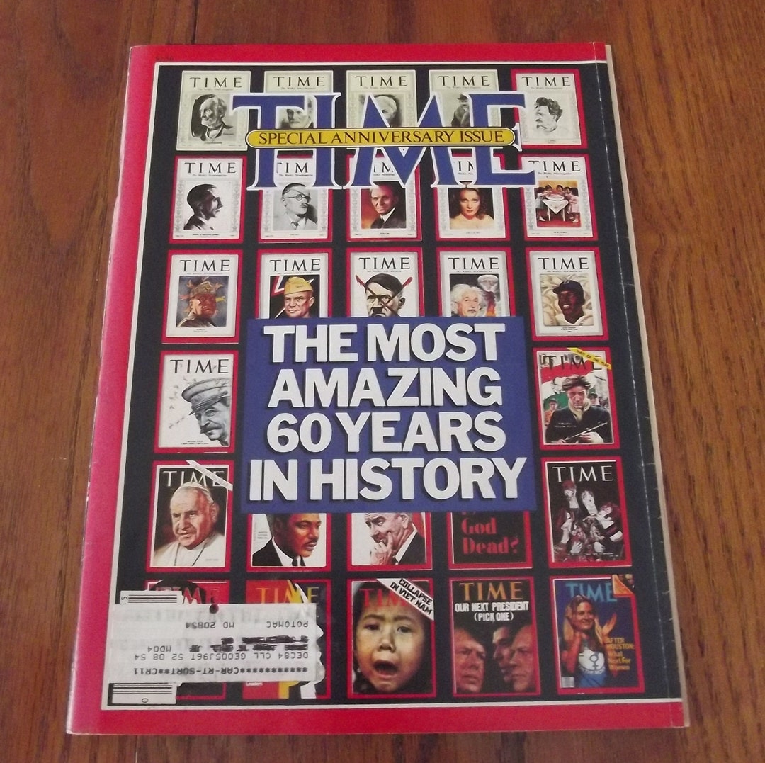Time Magazine, Special Anniversary Issue, 60 Years Vintage - Etsy